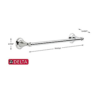 DELTA Windemere 18 inch-Towel Bar, Chrome, Bathroom Accessories, 70018