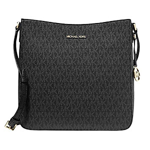 Michael Kors Jet Set Travel Large Messenger Bag (Black)