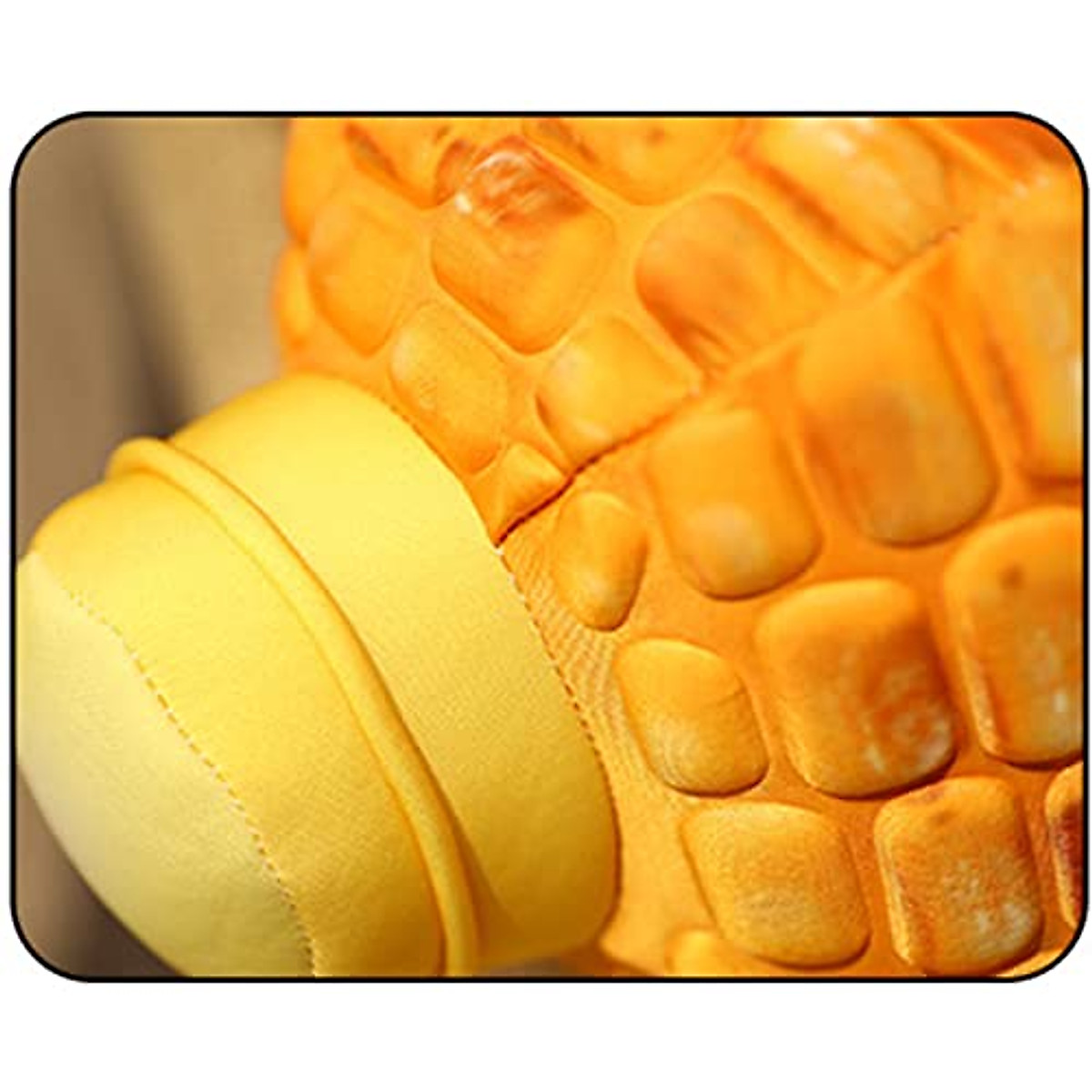 Maxpetus Toasted Corn Pillow, Green Corn, 3D Simulation Independent Sofa Decoration Cushion (24in, Roast Corn)