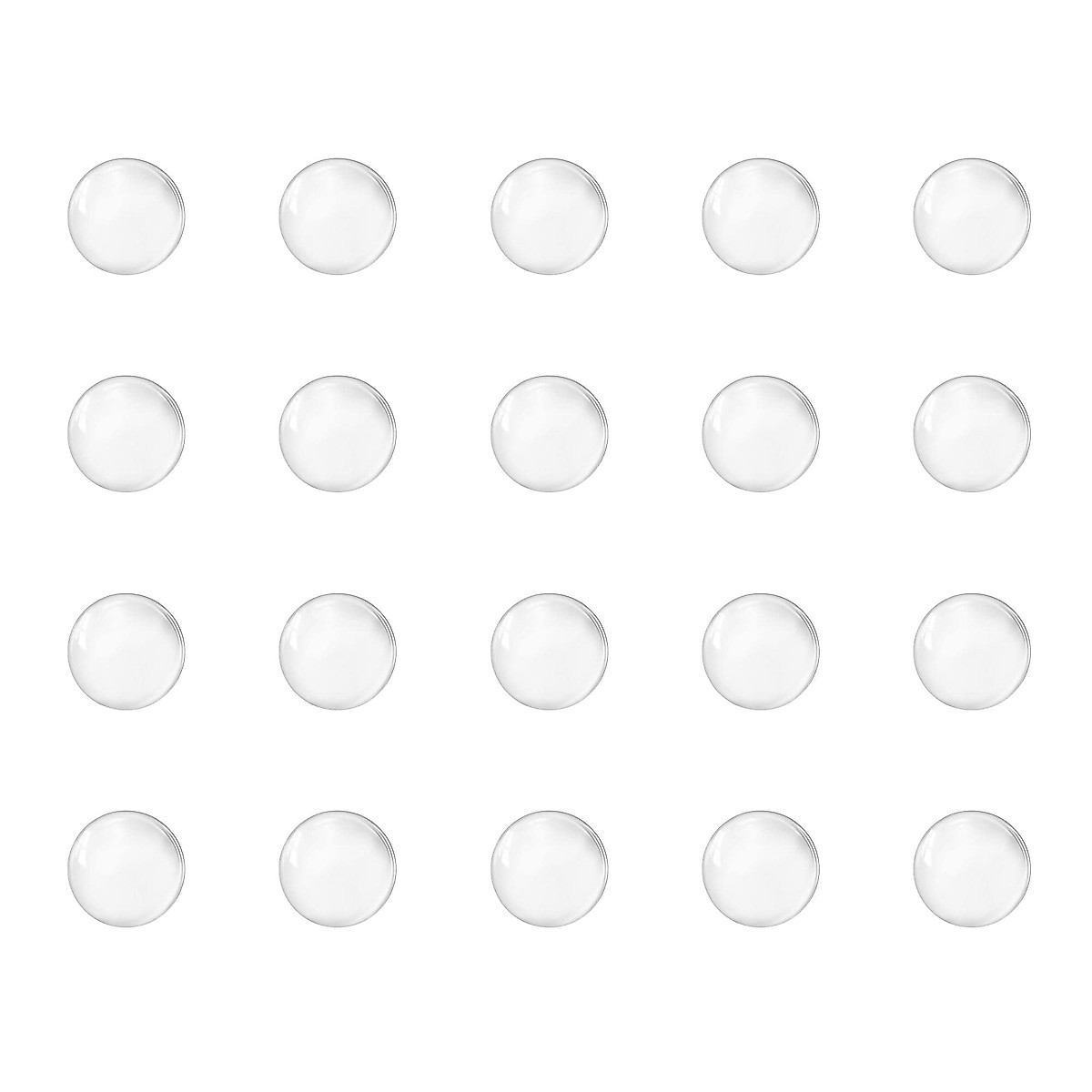 uxcell 4.5mm Solid Round Clear Glass Ball Boiling Stones Soda Lime Glass Beads 200pcs