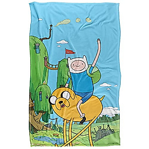 Adventure Time Best Bros Silky Touch Super Soft Throw Blanket 36" x 58"