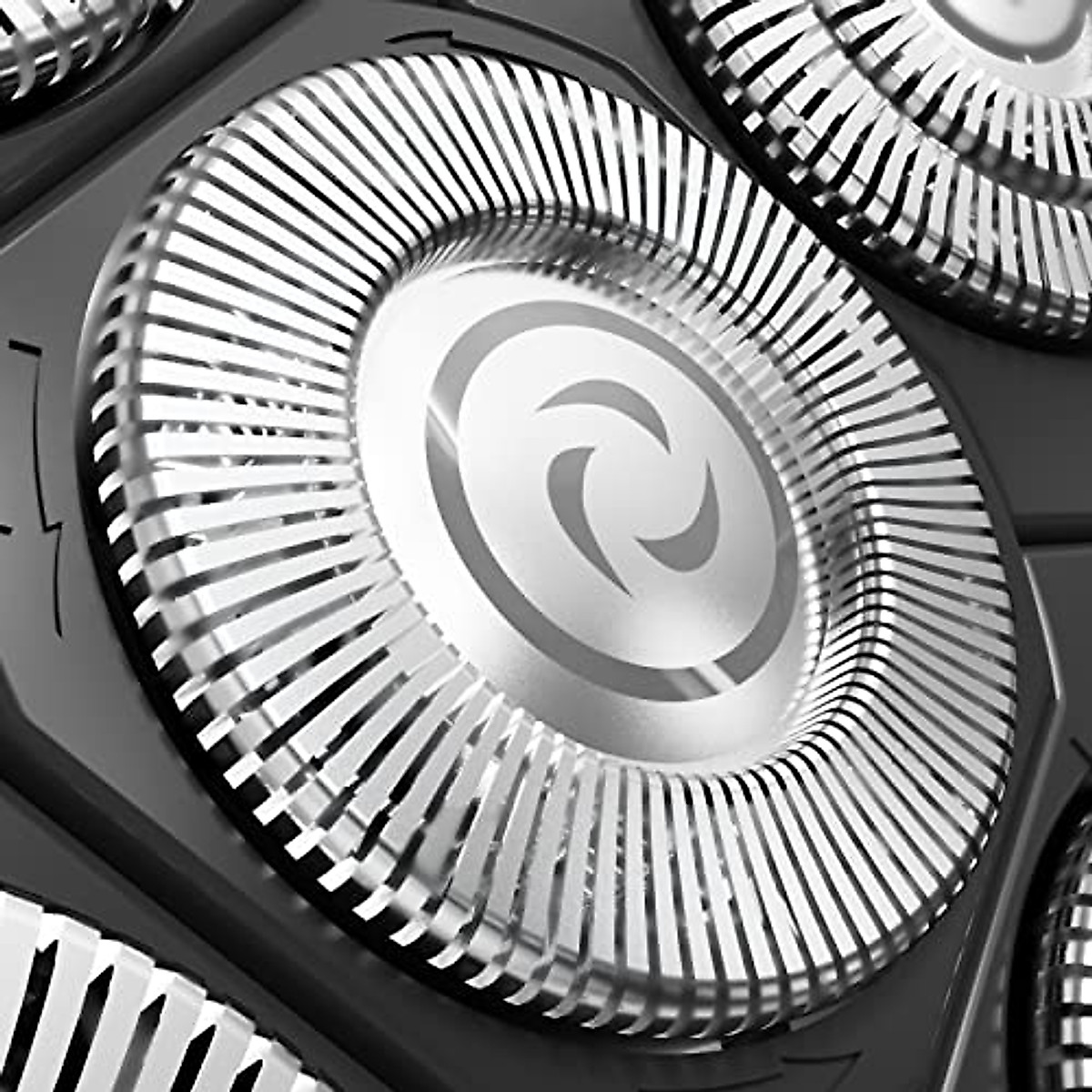 Telfun Shaver Replacement Blades, 5 Heads Beard Cutter Replacement Blade Easy Install Electric Razor Shaver Head for Bald and Face