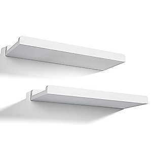 Love-KANKEI Wall Mounted Corner Shelf and Floating Shelf Bundle (Contain 2 Items)