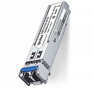 1000Base-LX/LH SFP Transceiver, 1.25G SFP LC Fiber Module, Gigabit Single Mode Mini GBIC, 1310nm SMF, up to 20km, for Cisco GLC-LH-SMD, Ubiquiti UF-SM-1G, Meraki, TP-Link TL-SM311LS and More