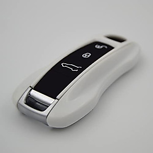 Zorratin (3-pieces) Center + Side Key Fob Casing Cover for Newer Porsche Panamera 2017+ Cayenne 2018+ 911 2020+ Taycan