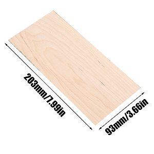 Guitar Veneer, 3Pcs Maple Wood Guitar Head Veneer Shell Sheet Headplate Replacement