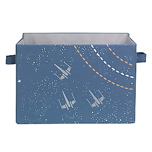Lambs & Ivy Star Wars Galaxy Foldable/Collapsible Storage Bin/Basket Organizer