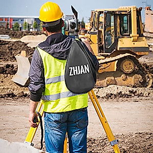 ZHJAN Measuring Wheel with Back Bag,Foldable Distance Measuring Wheels in Feet and Inches, Measurement 0-9,999Ft,Suitable for Lawn/Hard/Soft/Wood Road Measuring