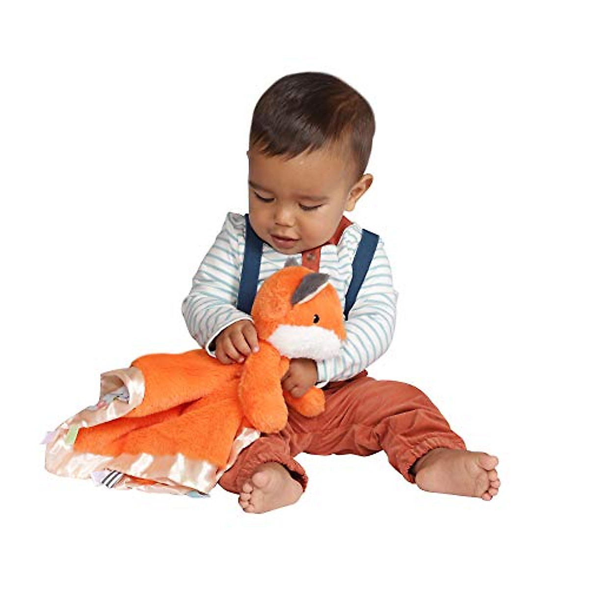 Manhattan Toy Fairytale Snuggle Fox Blankie Ultra-Soft Soothing Baby Lovey, 19" x 19"