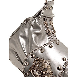 Handbags For All Crown Inspired Classic Hobo Shoulder Handbag