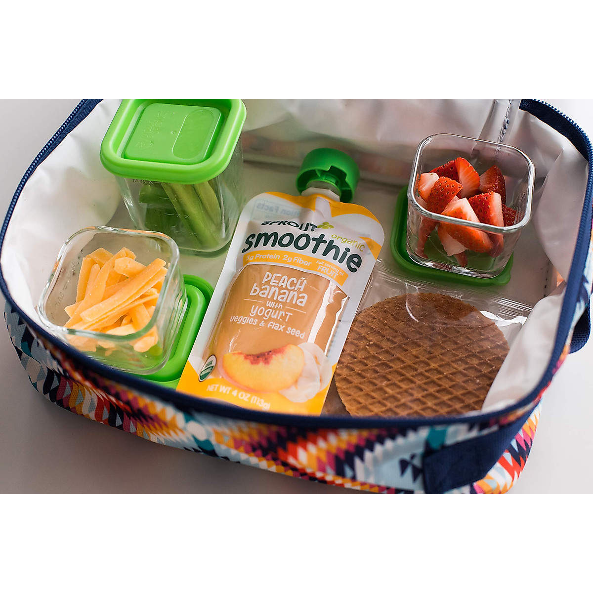 Sprout Organic Toddler Smoothie, Peach Banana w/ Yogurt, 4 Ounce Pouch (Pack of 6)