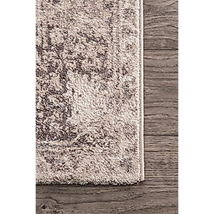 nuLOOM Verdell Vintage Medallion Area Rug, 6' x 9', Beige