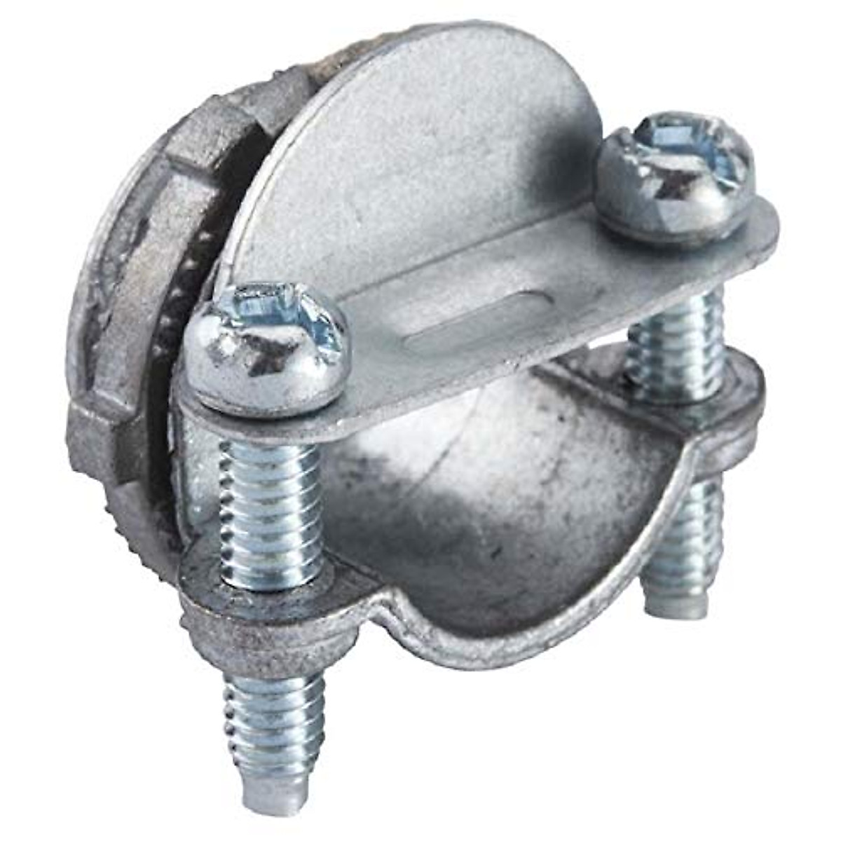 Halex – 3/8 Inch Flexible Metal Conduit (FMC) Clamp Combination Connector – 05711B – 50 Per Pack