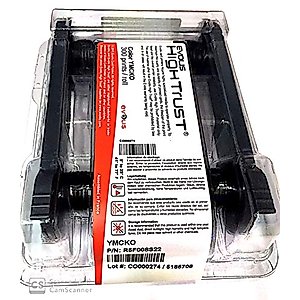 Evolis Consumables, YMCKO Color Ribbon, Primacy Compatible, 300 Prints ? 1 Roll R5F008AAA by Evolis