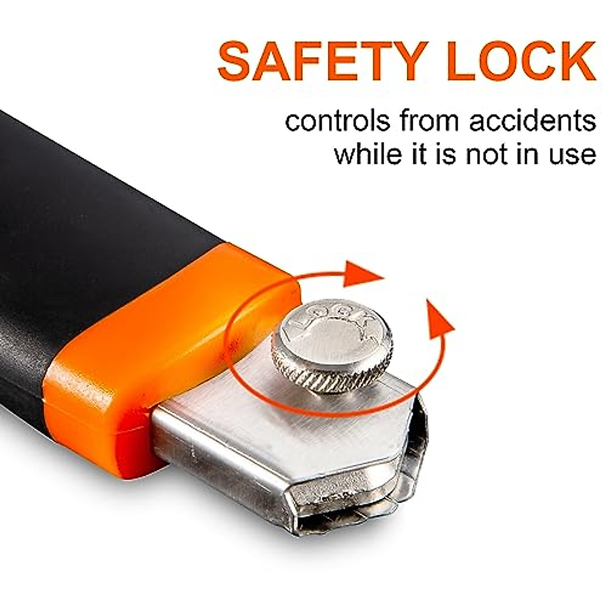 Vanquish Auto-loading Utility Knife Box Cutter with 10pcs Snap-off Blades for Cutting Ropes,Boxes and Cardboard 6026