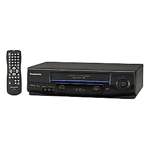 Panasonic PV-V4521 4-Head Hi-Fi Stereo VCR (Renewed)