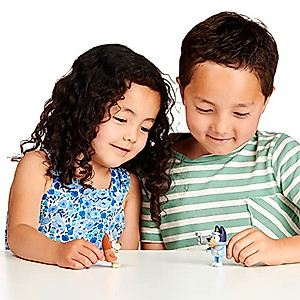 Bluey and Bingo Photographer 2 Figure Playset Pack Articulated 2.5 Inch Action Figures Includes Toy Bob Bilby Puppet and Camera Official Collectable Toy