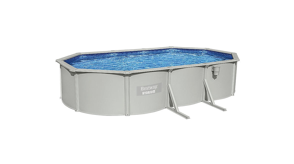 Bestway Hydrium Galvanized Steel Pool - Durable 20x12 ft Above Ground Set