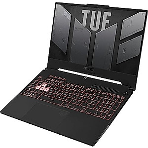 ASUS 2023 TUF F15 Gaming Laptop, 15.6” 144Hz FHD Display, AMD Ryzen 7 6800H Processor, GeForce RTX 3050Ti, 32GB DDR5 RAM, 1TB PCIe, Wi-Fi 6, Windows 11 Home