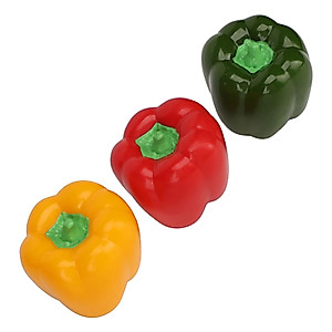 Dog Squeaky Chew Toys,Cute Pepper Shape Teeth Grinding,Cuddly Soft Toy for Dogs,Interactive Boredom Relief Bite Resistant Squeaky Squeeze Dog Toy for Medium Dogs