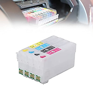 FTVOGUE Ink Cartridge PP BK C M Y 4 Colors Printing Accessory Part (812XXLBK 812XLC 812XLM 812XLY Without Chip)