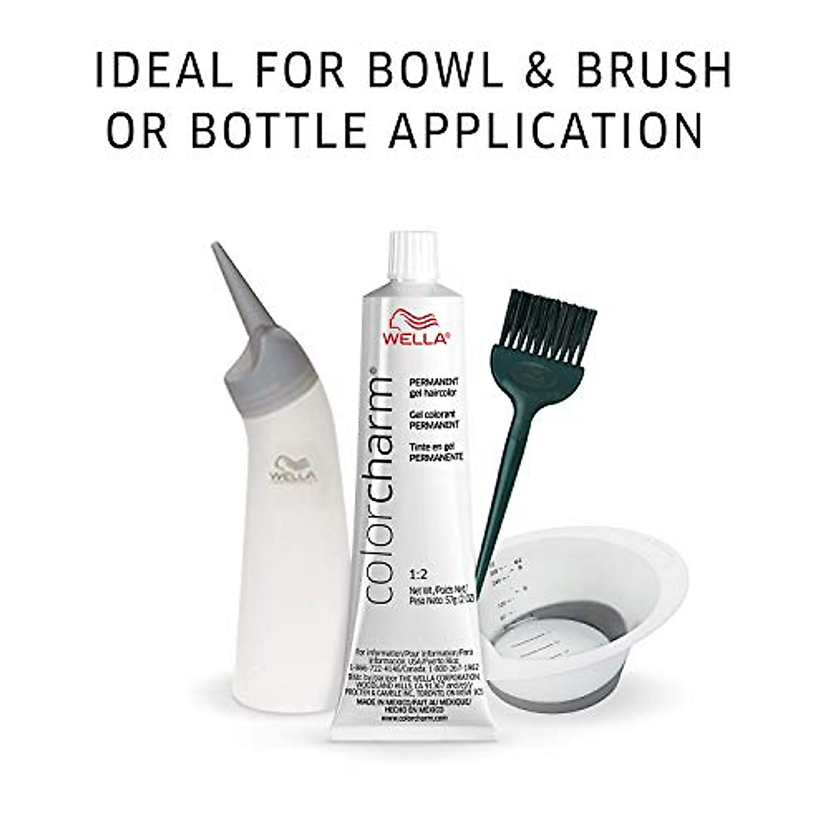 WELLA colorcharm Permanent Gel Haircolor, With Long Lasting Gelfus Technology, For Gray Coverage, 5A Light Ash Brown, 2 oz