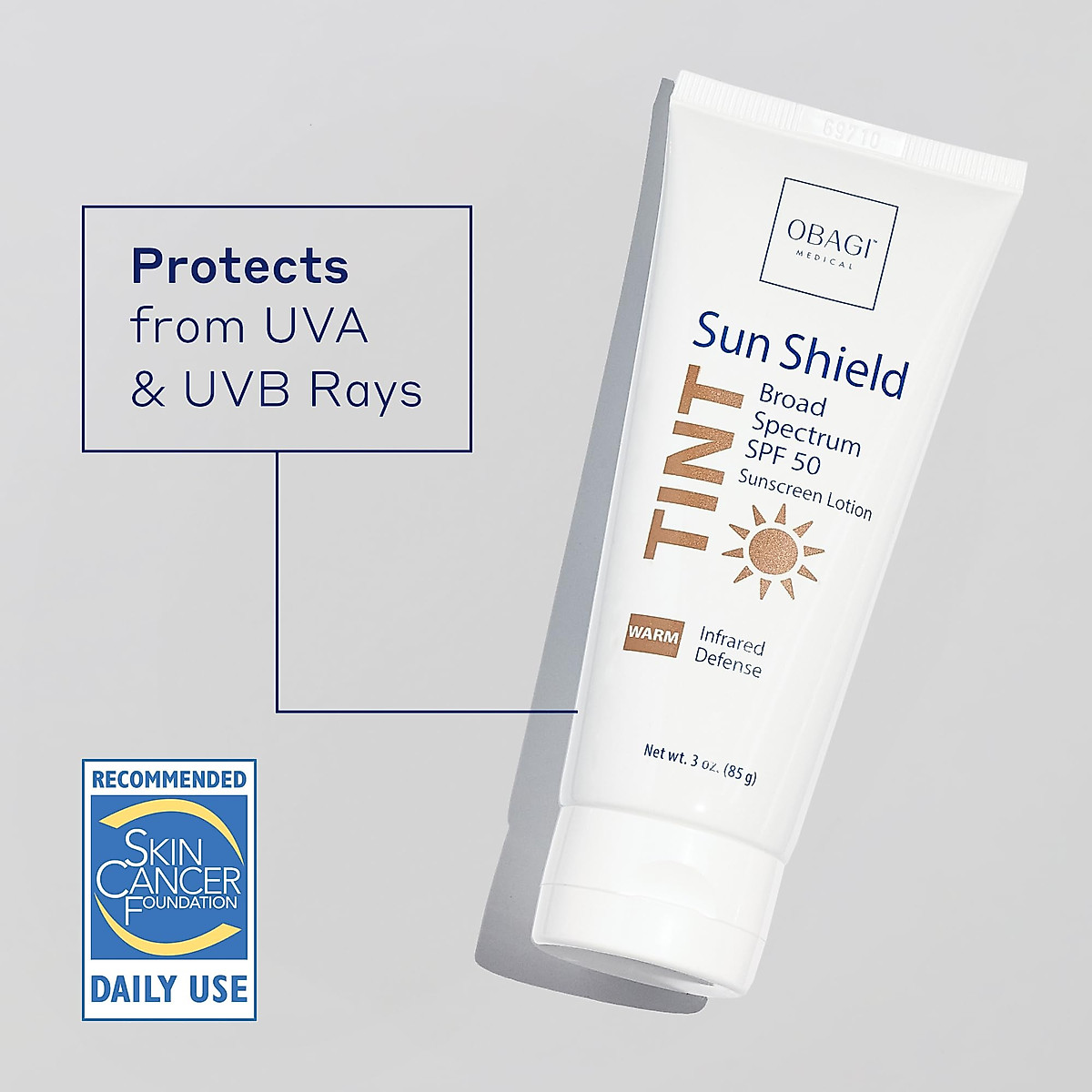 Obagi Sun Shield Tinted Sunscreen – Broad Spectrum SPF 50 Protection from the Sun – Warm Tint – 2 Pack, 2 * 3 oz