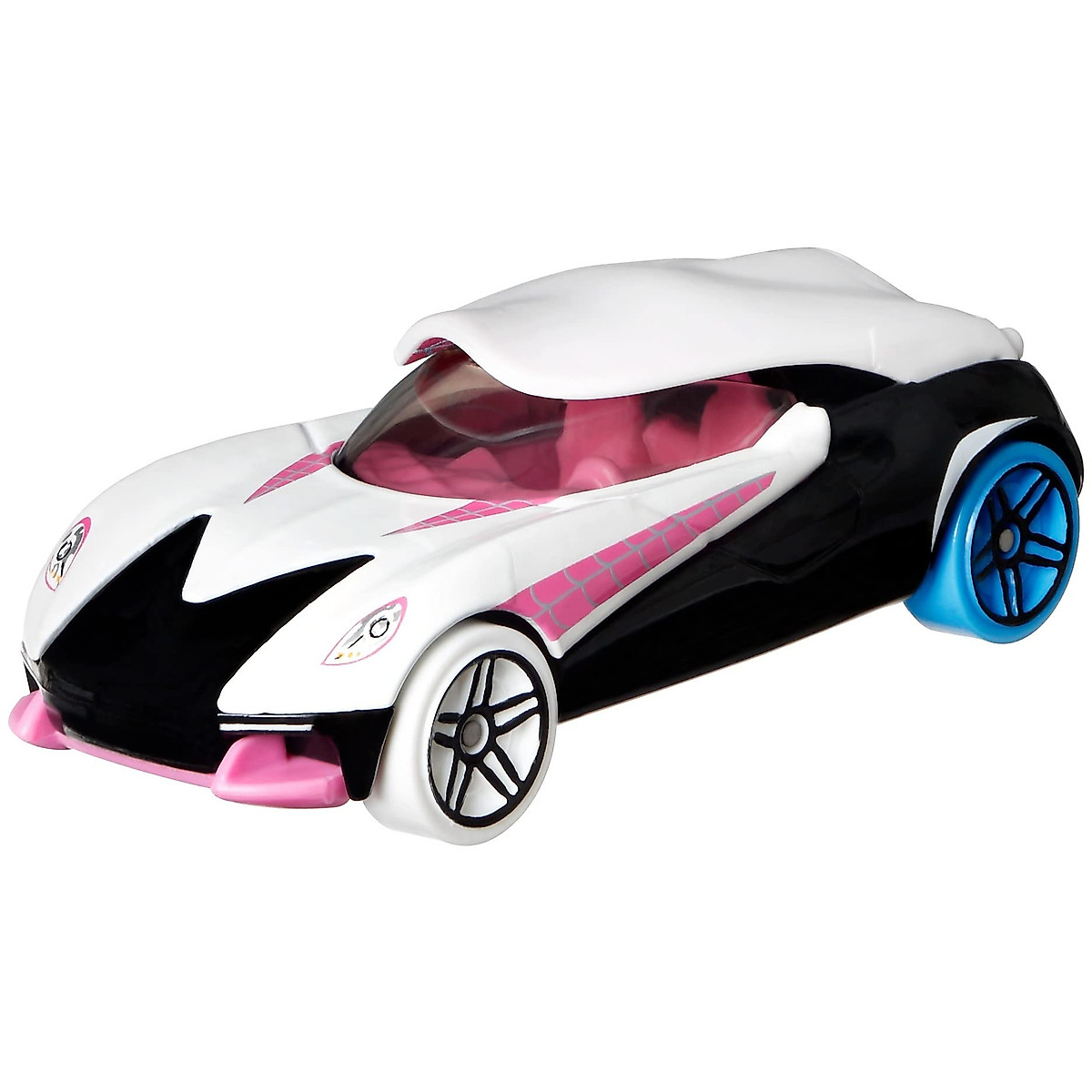 Hot Wheels Marvel Spider-Man Toy Cars 5-Pack in 1:64 Scale, Set of 5: Spider-Man, Proto-Suit Spider-Man, Miles Morales, Spider-Gwen & Venom