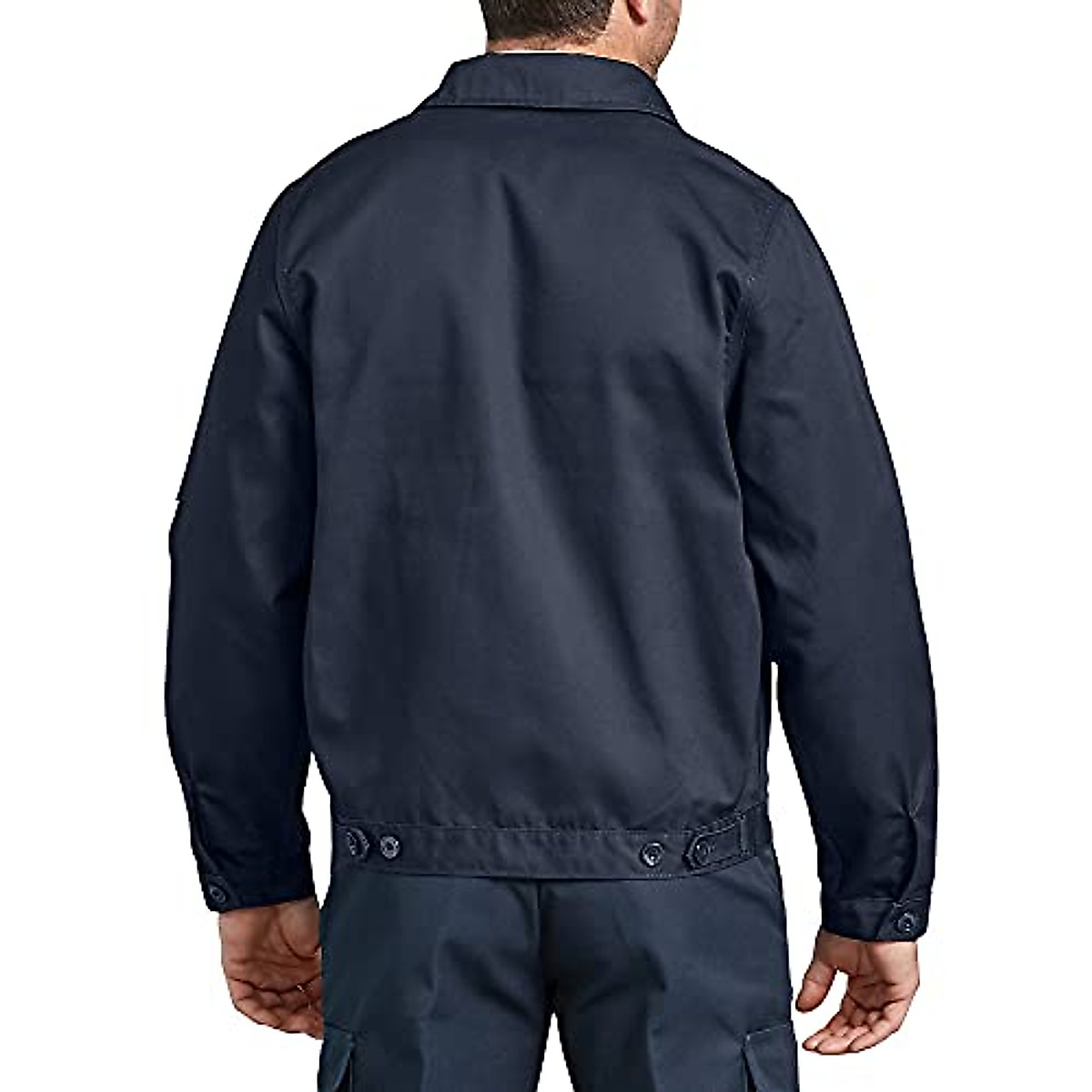 Dickies mens Unlined Eisenhower Jacket work utility outerwear, Dark Navy, X-Large US