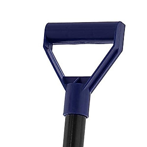 Superio Kids Snow Shovel for Driveway, Plastic Heavy Duty Shovel for Snow Removal with D Grip Metal Handle Small Navy Blue Kids Shovel Sturdy, 35“ Height, Durable Plastic 12" Wide Blade, Snow Fun (3)