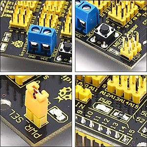 KEYESTUDIO MEGA Sensor Shield V1 for Arduino MEGA R3 2560 Prototype Board Projects