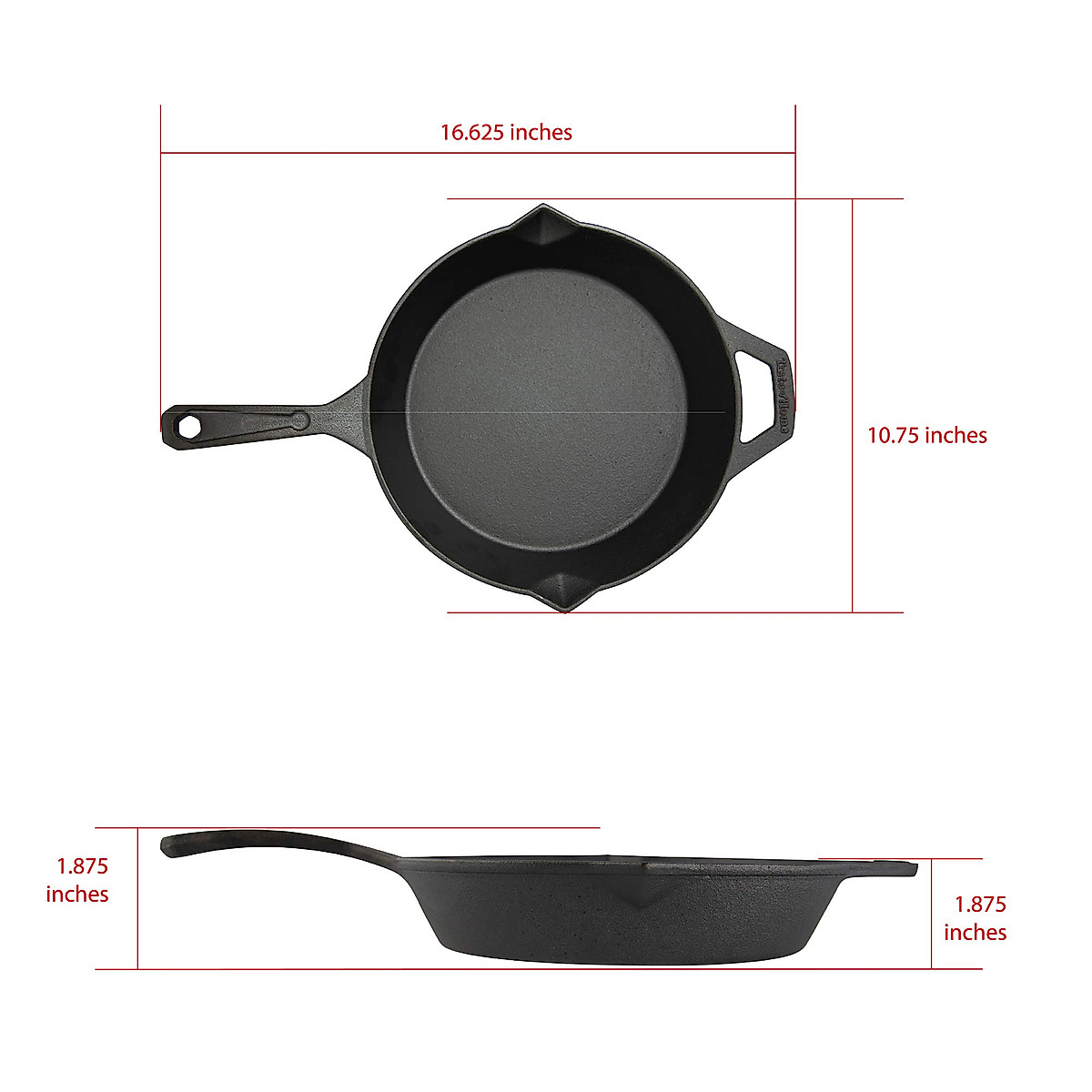 Range Kleen Taste of Home® 10-inch Pre-Seasoned Cast Iron Skillet