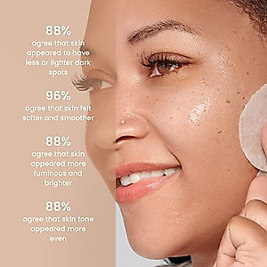 JOAH Daily Glow Exfoliating Cotton Peel Pads with Glycolic Acid, Infused with PHA & Papaya Extract, Free of Gluten, Parabens, Phthalates, SLS, & Formaldehyde, 50 Pads – 3.04 US fl. oz.