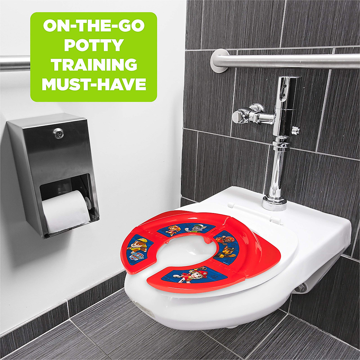 Ginsey Home Solutions Nickelodeon Paw Patrol Travel/Folding Potty Seat, 8 Oz