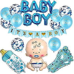 Baby Shower Decorations for Boy，Its a Boy Decorations for Baby Shower Boy，Baby Boy Baby Shower Decorations, Baby Shower Boy Decorations Set, , Baby Boy Decorations