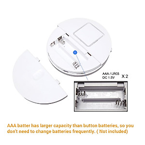 EVA LOGIK Modern Ultra-Thin Window Alarm with Loud 120dB Alarm and Vibration Sensors Compatible with Virtually Any Window, Glass Break Alarm Perfect for Home, Office, Dorm Room- 8 Pack