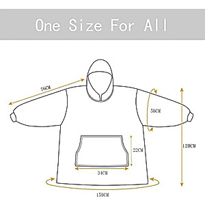 ALIBRAHIM Wearable Blanket Hoodie for Couples, Long-Length Oversize Blanket Sweatshirt for Women and Men Adults, Wearable Hooded Blanket Sweatshirt With Pocket,One Size Fits All (Green)