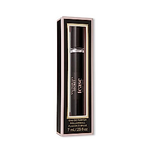 Victoria's Secret Tease Candy Noir Eau de Parfum Rollerball, Notes of Raspberry Glaze, Night-Blooming Iris & Warm Tonka, Travel Size Mini Perfumes for Women (0.23 oz)