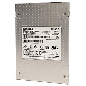 Toshiba 1024 GB 2.5" Internal Solid State Drive THNSNJ1T02CSX - HG6 Series 1TB SSD 19 nm MLC SATA 6Gbps