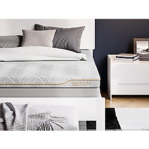 Owllight Mattress, Tri-fold Folding Memory Foam Mattress Topper with Washable Cover, Foldable Medium Firm Mattress for Floor, RV, 4 Inch (Full)