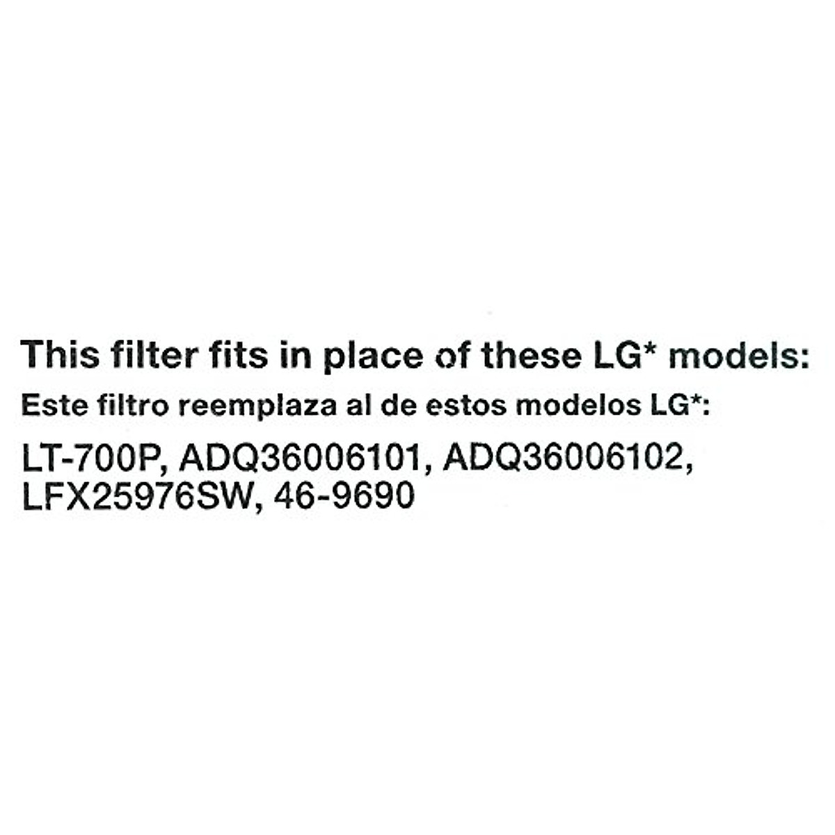 HDX FML-3 Replacement Water Filter / Purifier for LG Refrigerators (2 Pack)