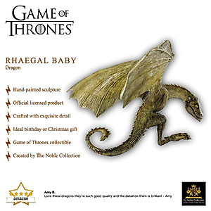 The Noble Collection Game of Thrones - Rhaegal Dragon Sculpt
