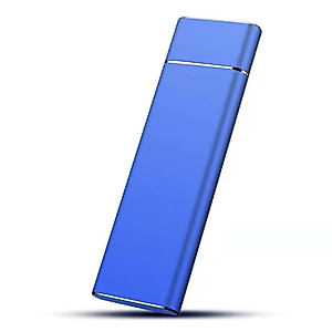 External Hard Drive, 64G Large Capacity Ultra Slim Hard Drive, Max Scalable Up to 2TB Hard Shockproof Anti-Drop Drive External USB3.1 Hard Drive Storage for PC, Desktop, Laptop, Harddrive