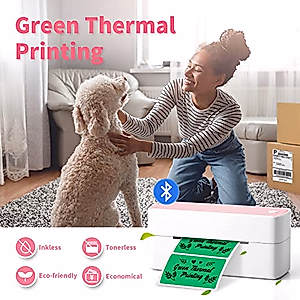 Omezizy Bluetooth Thermal Shipping Label Printer - 241BT Wireless 4x6 Label Printer for Small Business & Package, Compatible with Android, iPhone, Windows, Mac OS, Ebay, Amazon, Shopify, Etsy, USPS