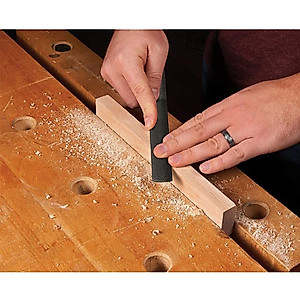 DONSTRAW Wood Rasp File 4 Way Premium Grade High Carbon Hand File and Round Rasp, Half Round Flat & Needle Files Wood Rasp Set for Sharping Wood and Metal Tools