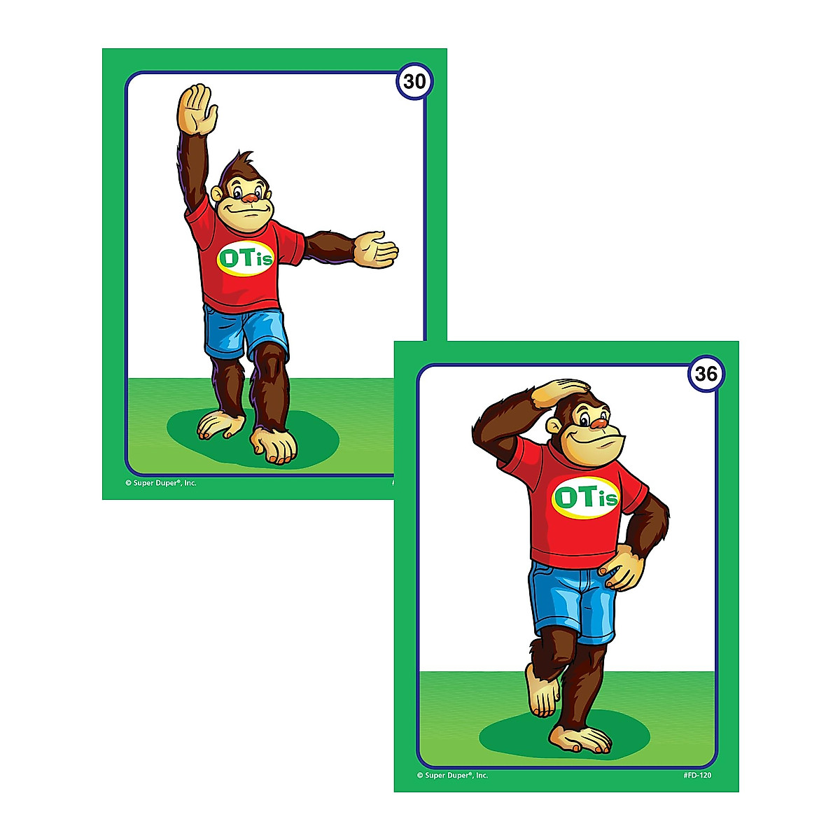 Super Duper Publications | Yoga Body Awareness and Exercise Fun Deck | Occupational Therapy Flash Cards | Gross Motor Movement Activity | Educational Learning Materials for Children