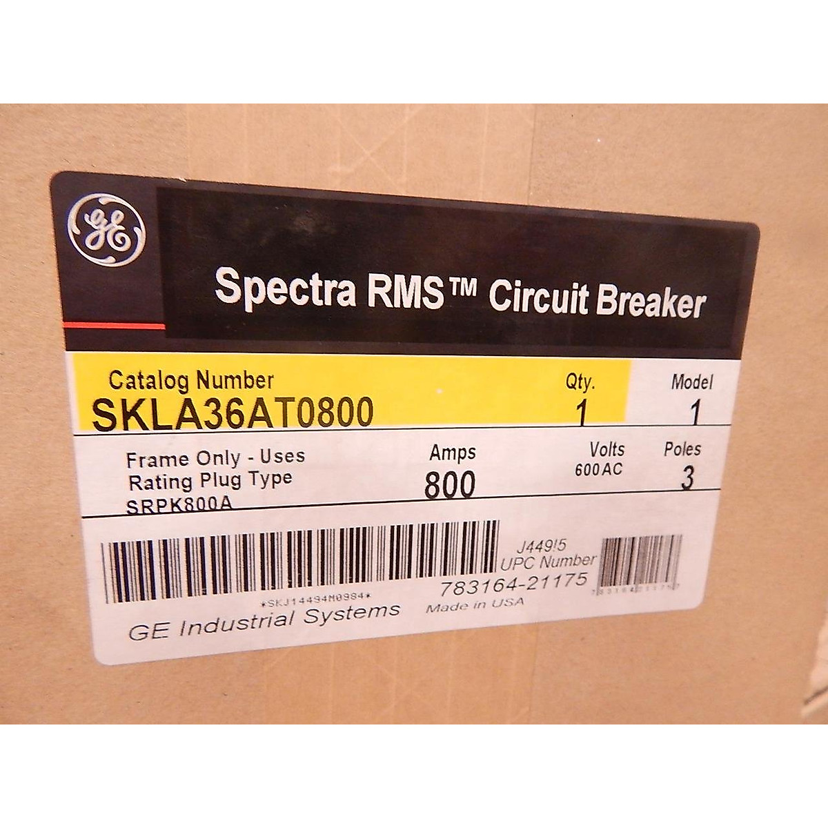 SKLA36AT0800 - GE Circuit Breakers