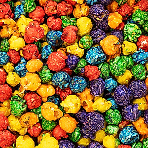 Colby Ridge Gourmet Craft Popped Gluten Free Popcorn Bulk Sized Large Gift Party Bags (Bulk 5 Gal. 80 Cups) (Rainbow)