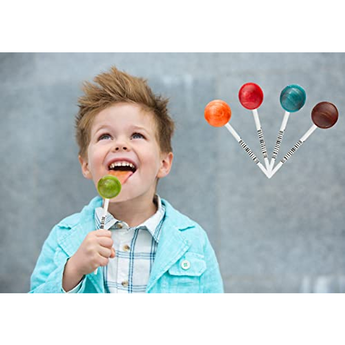 Tootsie Roll Pop, Original Wild Berry Flavors, Peanut-Free, Gluten-Free, Individually Wrapped, 5 Flavor Variety Pack (10 Count (Half-Pound))