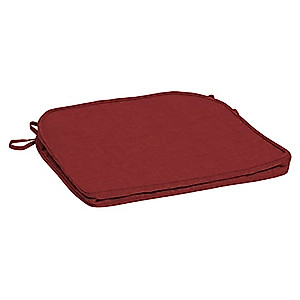 Arden Selections ProFoam Essentials Outdoor Seat Cushion 19 x 20, Ruby Red Leala